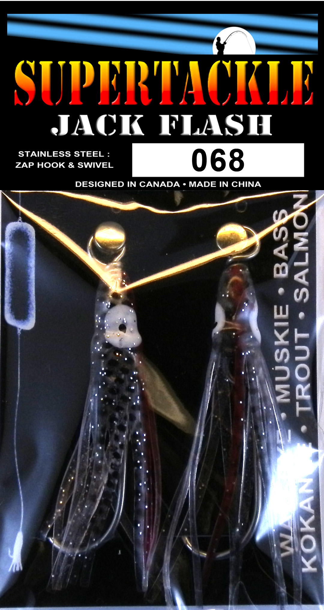 SUPERTACKLE.INFO sells fishing tackle for both salt and fresh water.